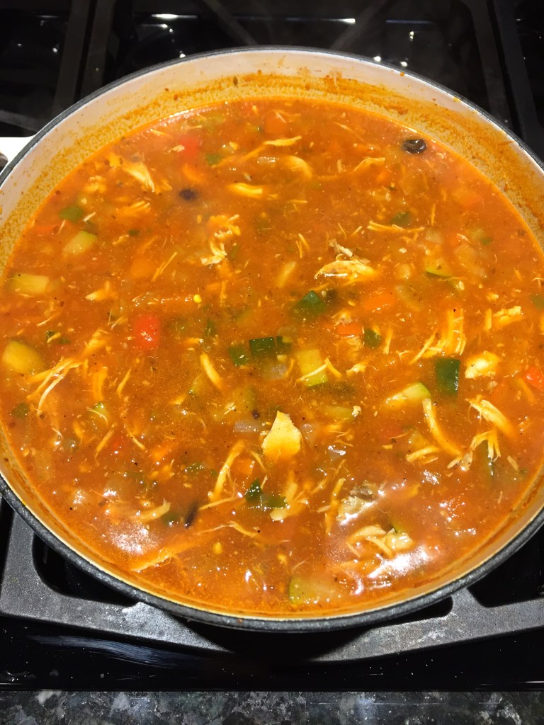 Chicken Tortilla Soup – Red Delicious and Nutritious